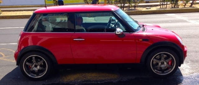 Mini Cooper S Running Circles With Volk TE37SL and Brembo - Vivid ...