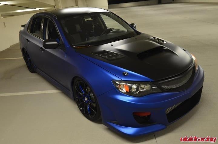 Stunning Metallic Matte Blue Wrapped Subaru WRX Sedan – Vivid Racing News
