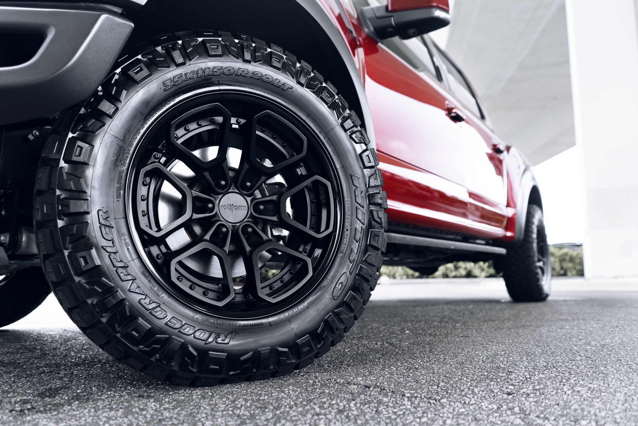 Gen 2 Raptor Equipped with Custom Rotiform Forged HUR Wheels - Vivid ...