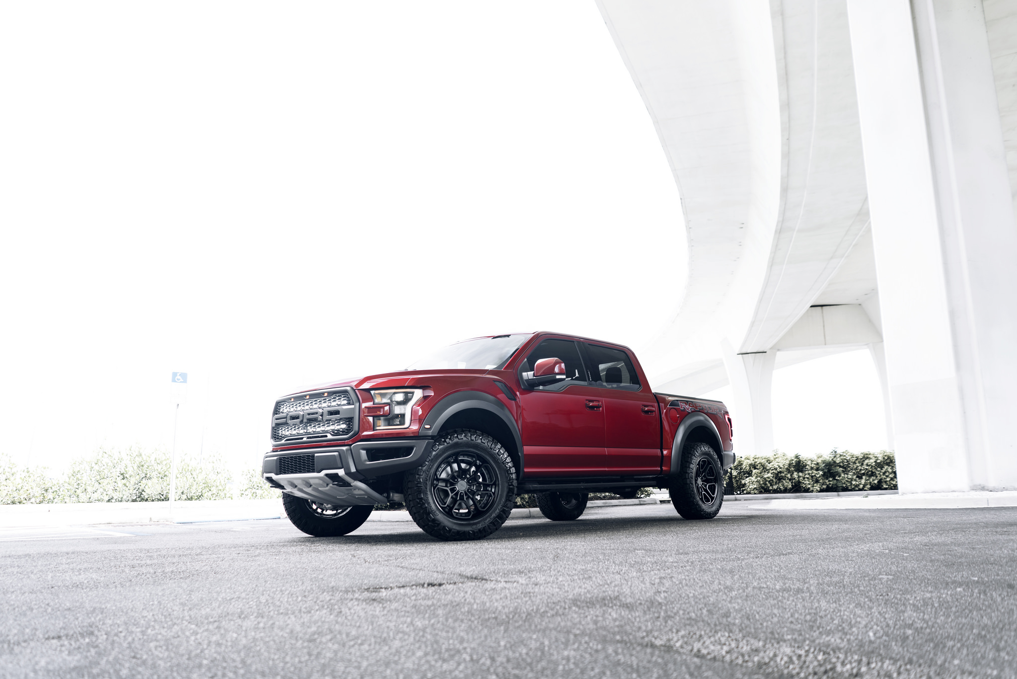 Gen 2 Raptor Equipped with Custom Rotiform Forged HUR Wheels - Vivid ...