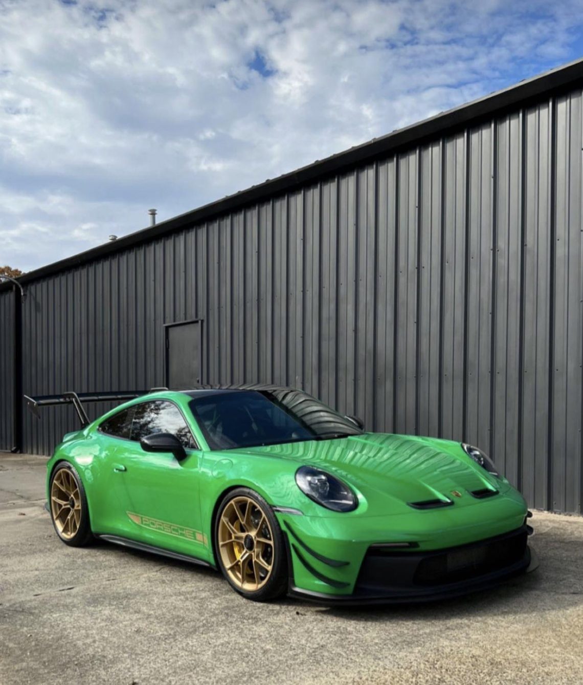 Porsche 992 GT3 in Python Green Cinematic Video on the Streets of ...