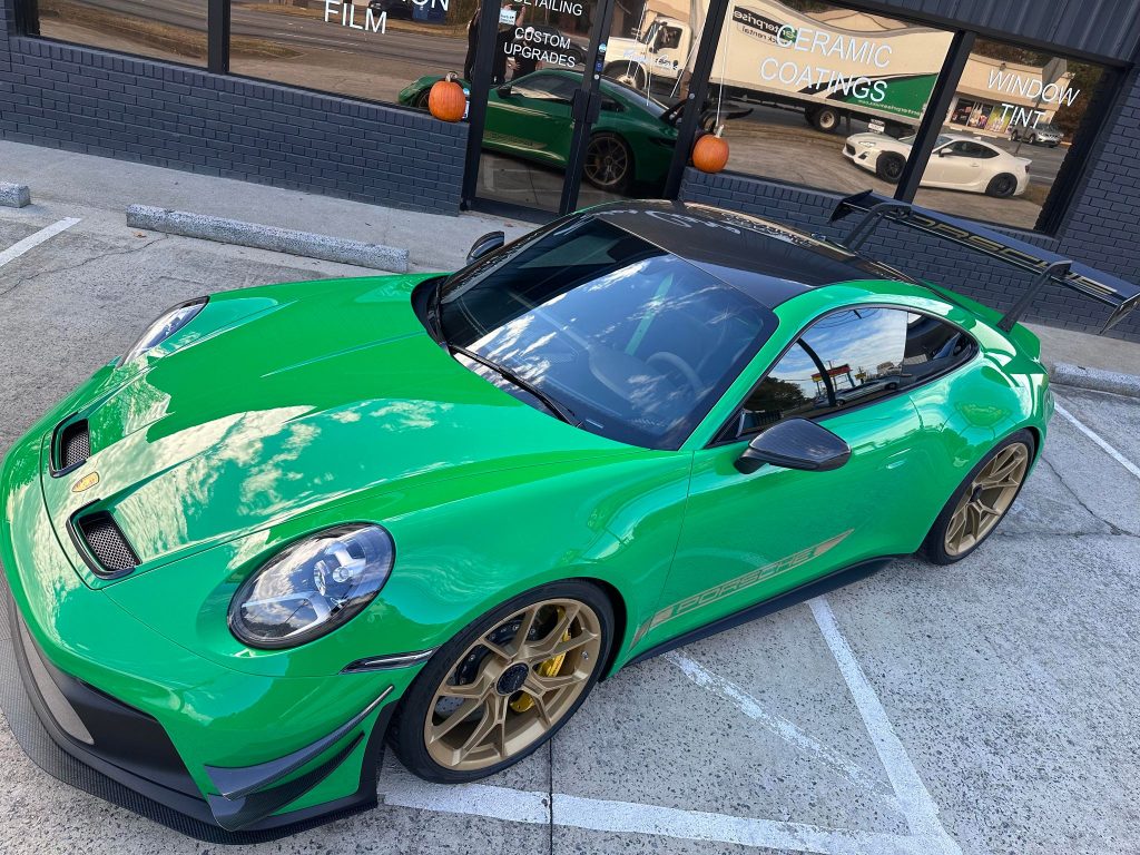 Porsche 992 GT3 in Python Green Cinematic Video on the Streets of ...
