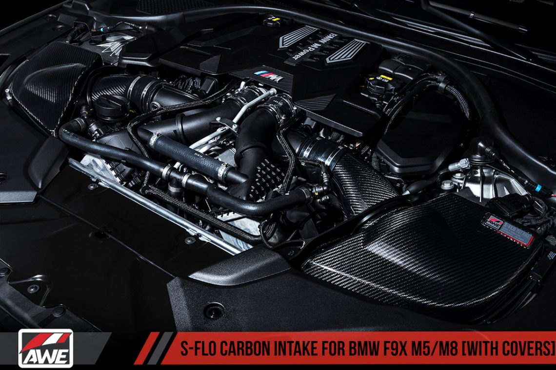 Now Available: BMW F9X AWE S-FLO Carbon Intake - Vivid Racing News
