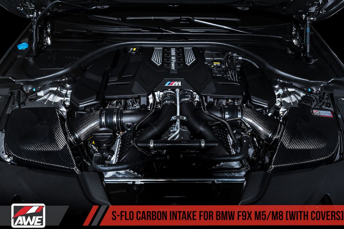 Now Available: BMW F9X AWE S-FLO Carbon Intake - Vivid Racing News