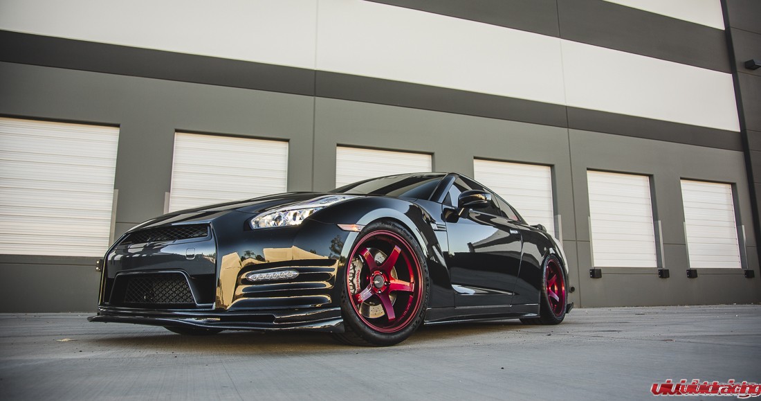 Phoenix Red Advan GT's Installed on Customers Nissan R35 GT-R - Vivid ...