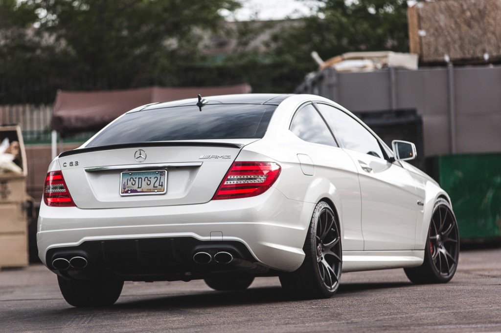 Mercedes C63 Coupe Lowered with H&R Springs – Vivid Racing News