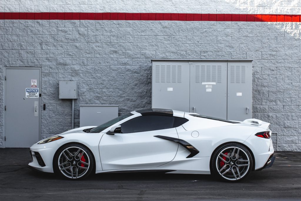 How To Install Corvette C8 Lowering Collars - Vivid Racing News