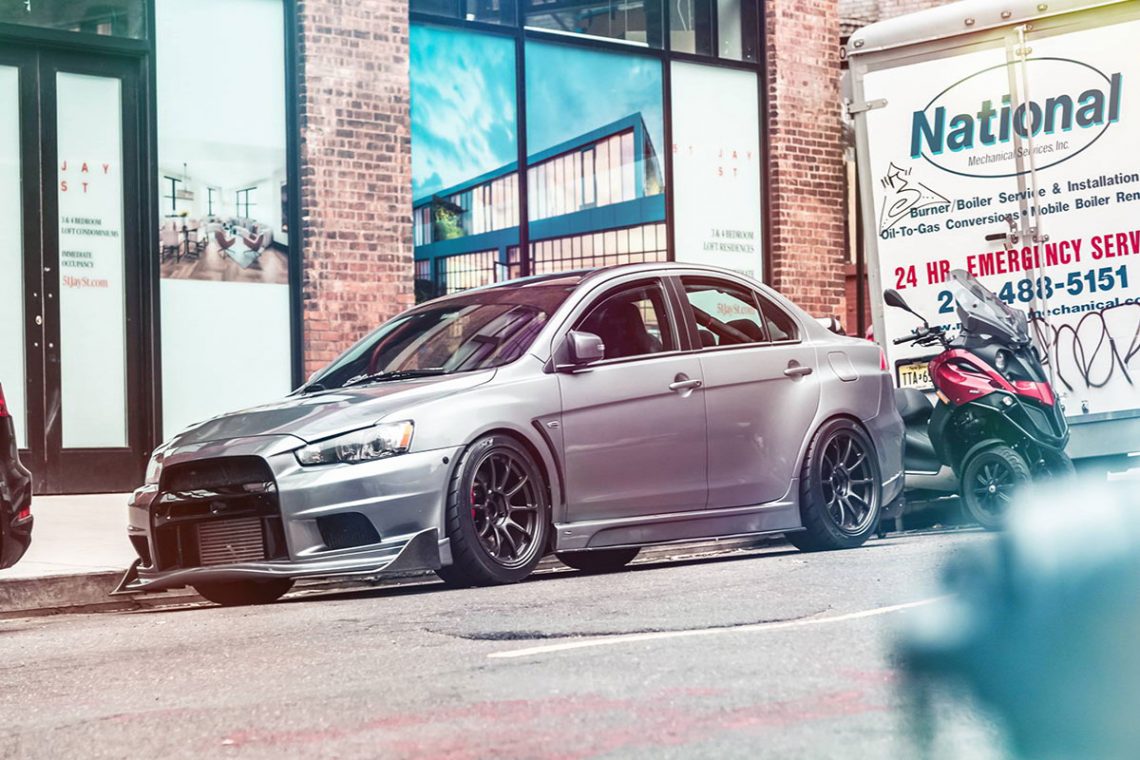 Customer Spotlight: Evo X on Volk Racing ZE40 Wheels - Vivid Racing News