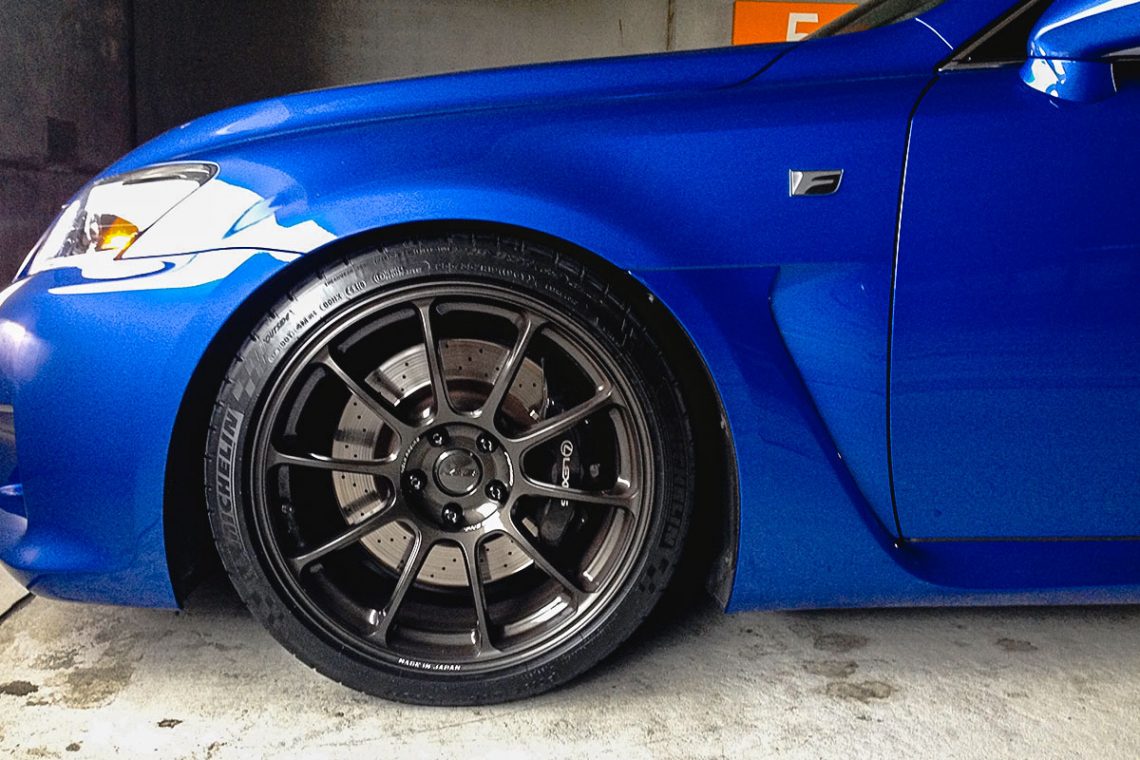 Customer Spotlight: Lexus IS-F on Volk Racing ZE40 Wheels - Vivid ...