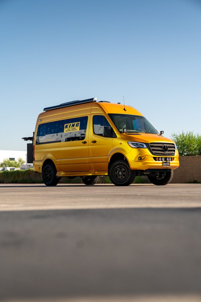 VanUp Custom Mercedes Sprinter Overland Build on VRForged Wheels ...