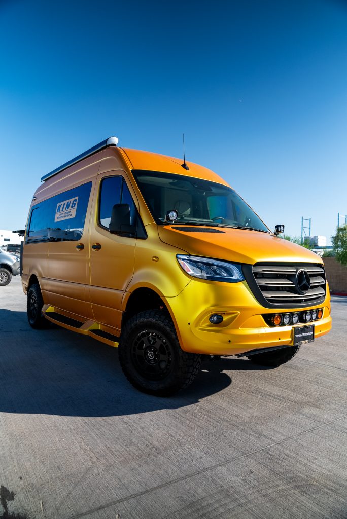 VanUp Custom Mercedes Sprinter Overland Build on VRForged Wheels ...