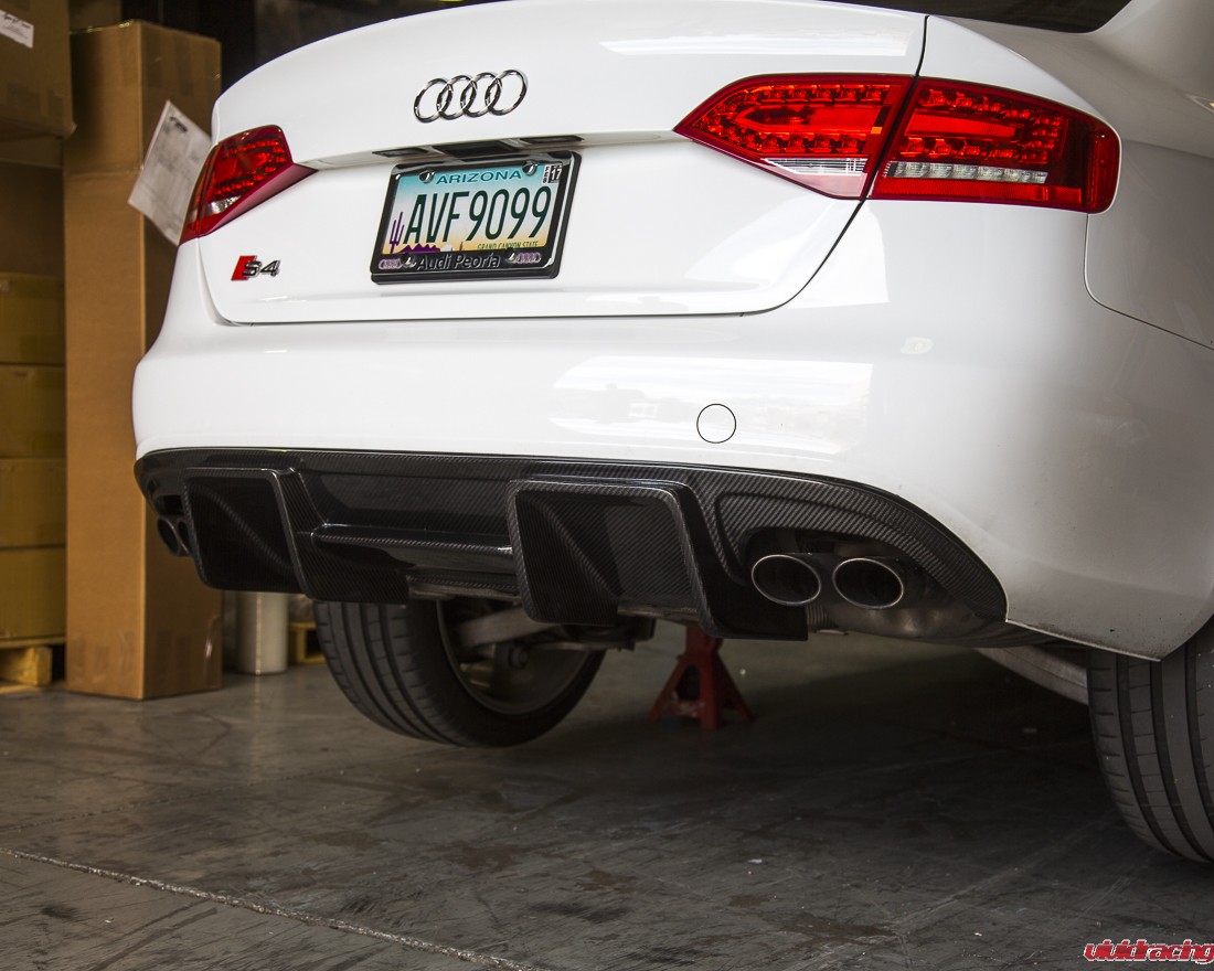 New Arrival - Agency Power Rear Carbon Fiber Diffuser For Audi B8 A4/S4 ...