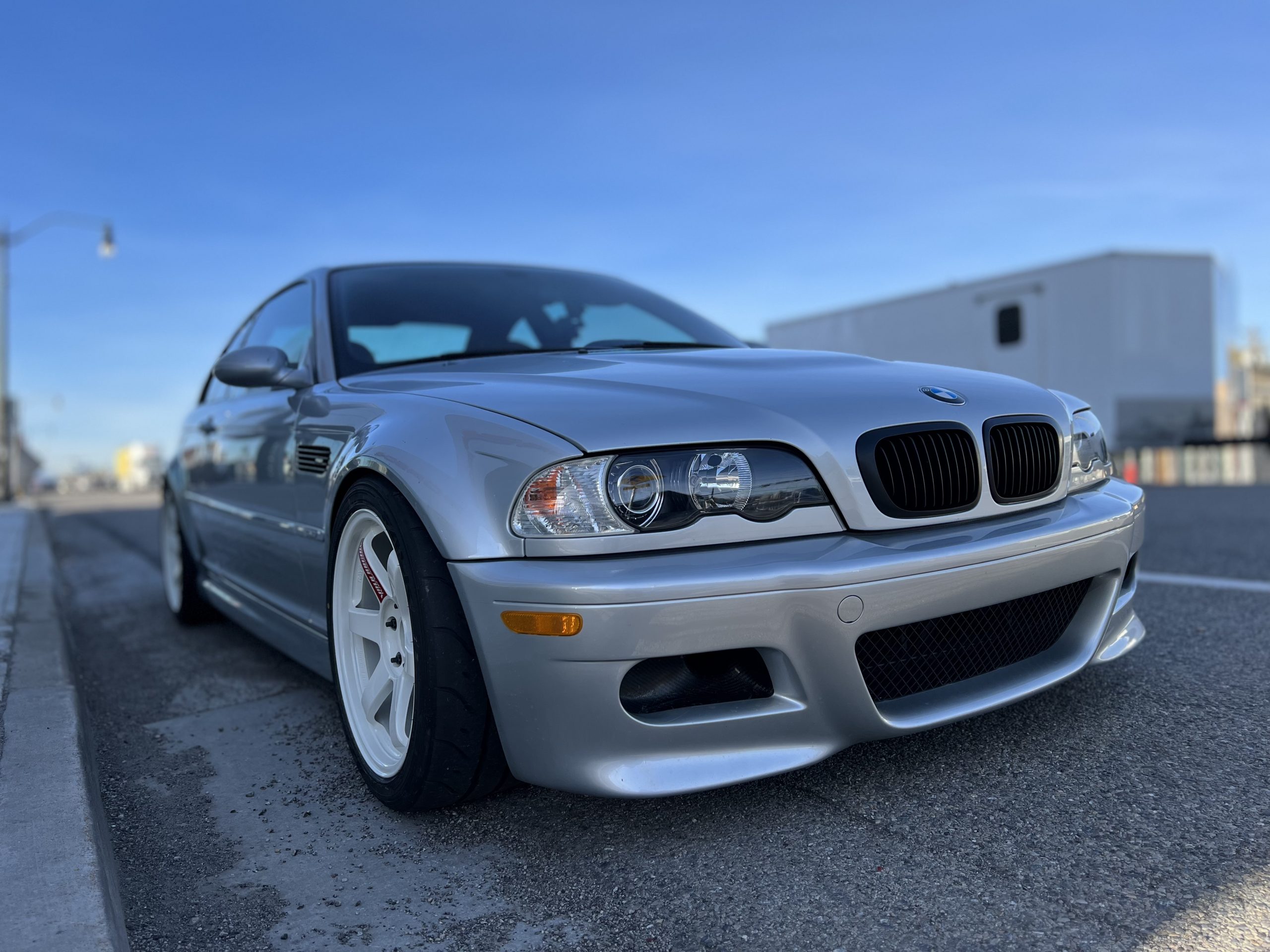 Volk Racing TE37SL in White on a BMW M3 E46 - Vivid Racing News