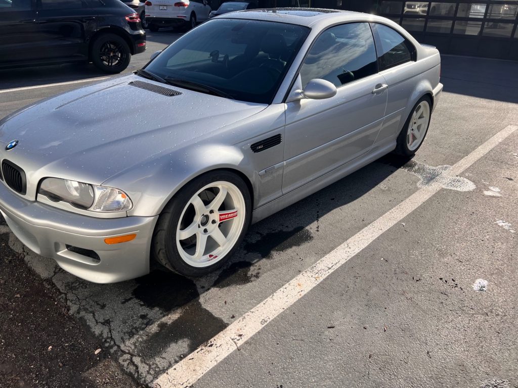 Volk Racing TE37SL in White on a BMW M3 E46 - Vivid Racing News