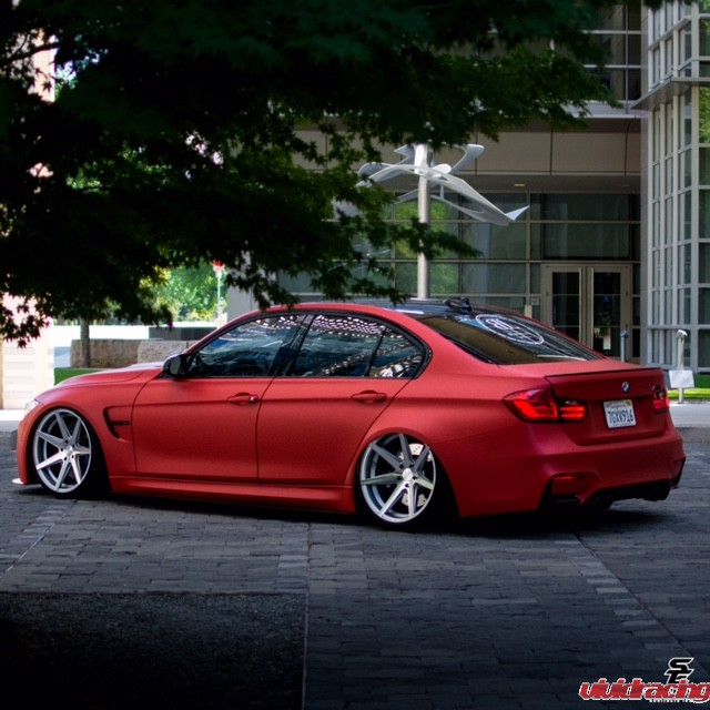 Matte Red Wrapped BMW F80 M3 - Vivid Racing News