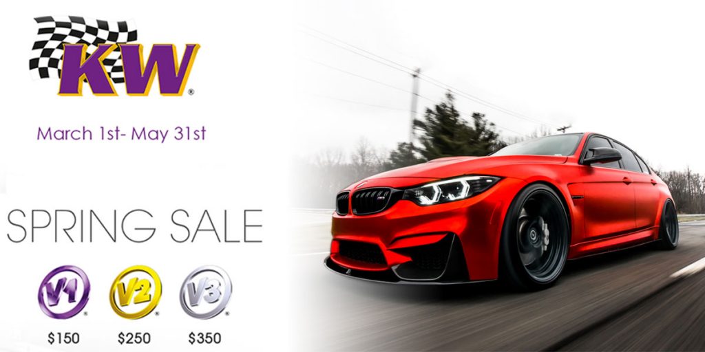 Deal Alert: KW Suspension Spring Sale - Vivid Racing News