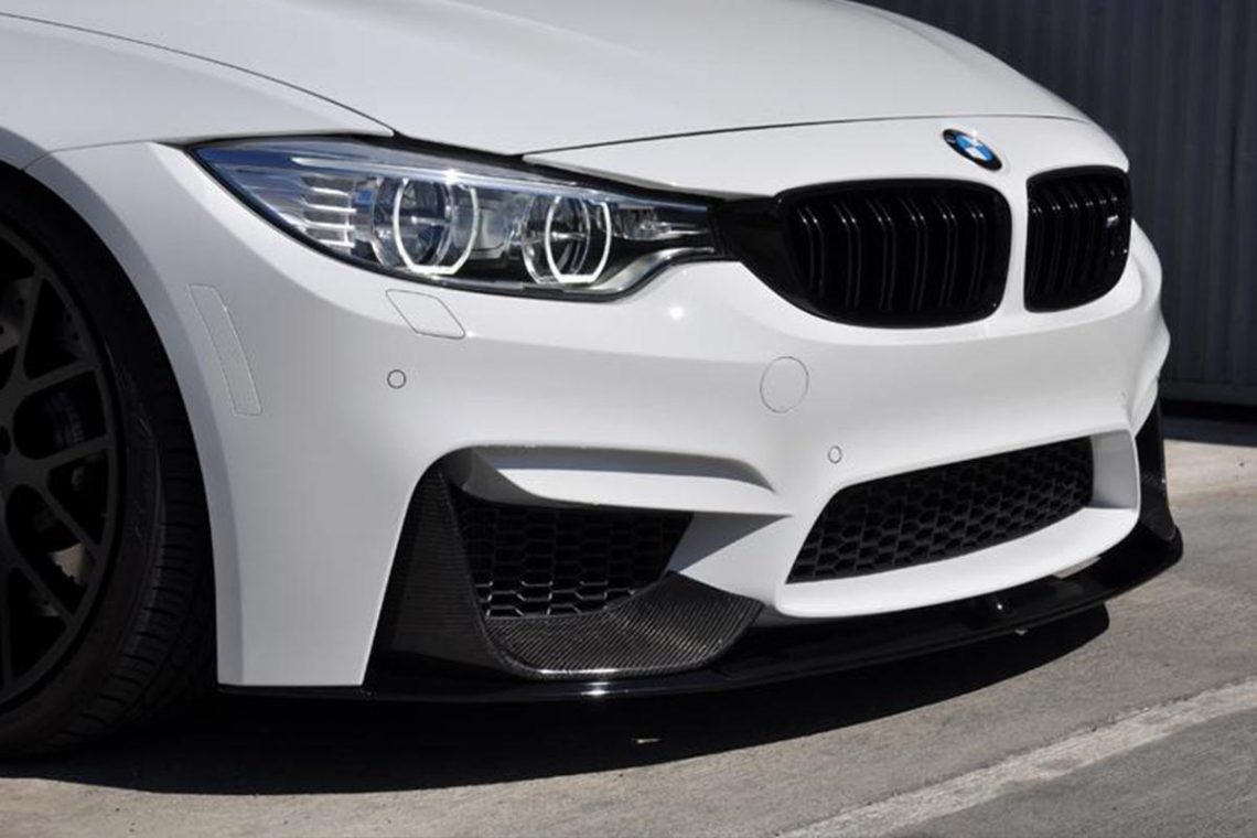 Auto Tecknic 100% Vacuumed Carbon Fiber Aero Splitters For BMW F80 M3 ...