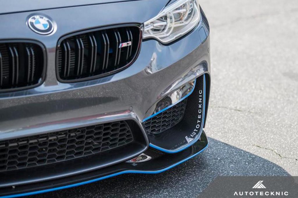 Auto Tecknic 100% Vacuumed Carbon Fiber Aero Splitters For BMW F80 M3 ...