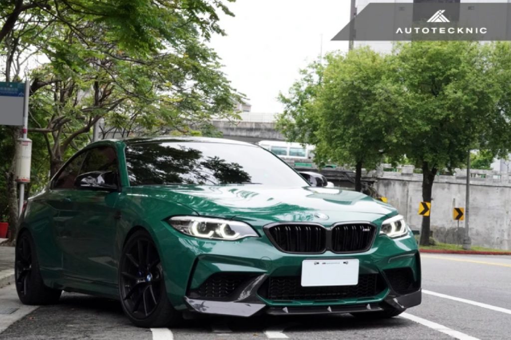 AutoTecknic Dry Carbon Front Lip and Aero Splitters for BMW M2 ...