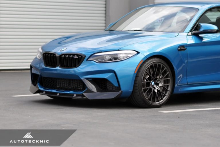 AutoTecknic Dry Carbon Front Lip and Aero Splitters for BMW M2 ...