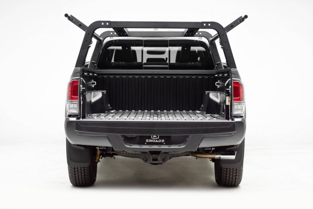 New ZROADZ Toyota Tacoma Overland Access Rack With Side Gates – Vivid ...