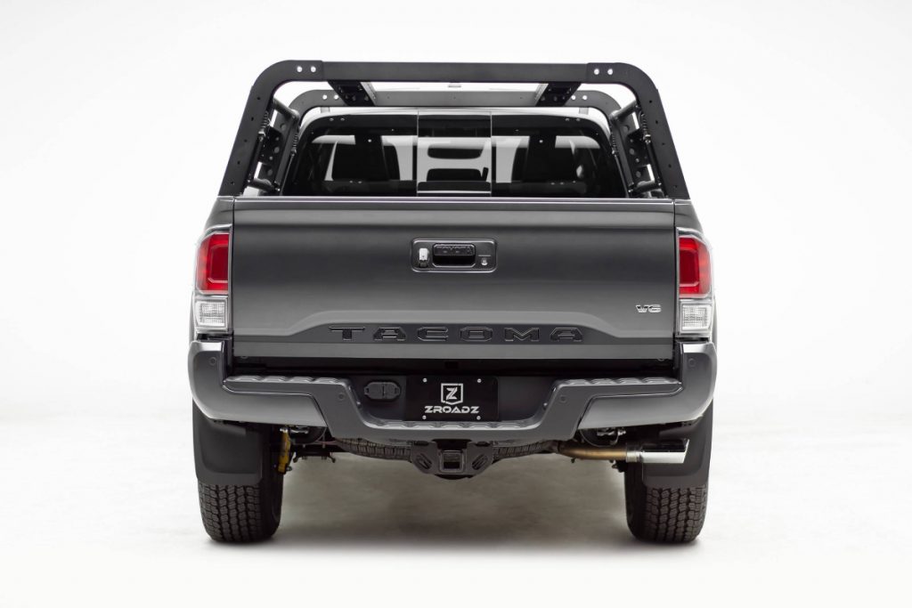 New ZROADZ Toyota Tacoma Overland Access Rack With Side Gates – Vivid ...
