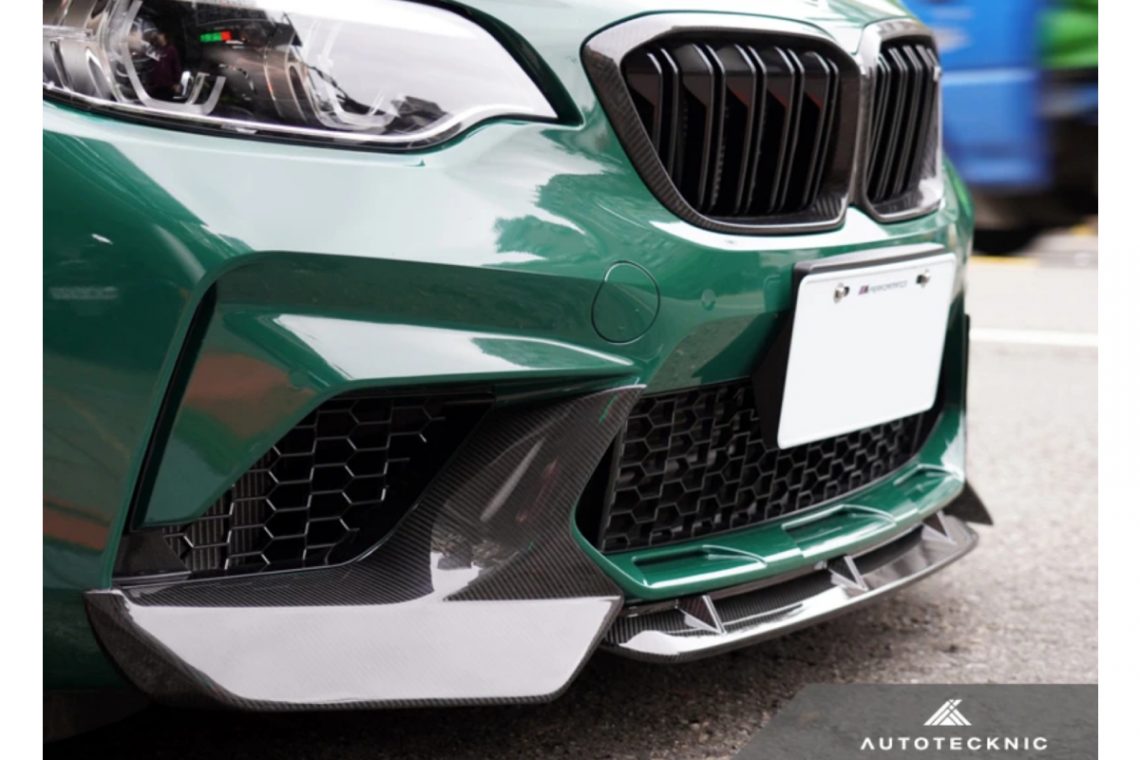AutoTecknic Dry Carbon Fiber Center Front Lip for BMW M2 Competition ...