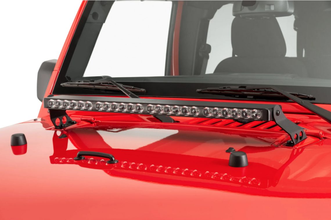 New Quadratec Stealth 27-Inch LED Light Bar for '07-'18 Jeep Wrangler ...