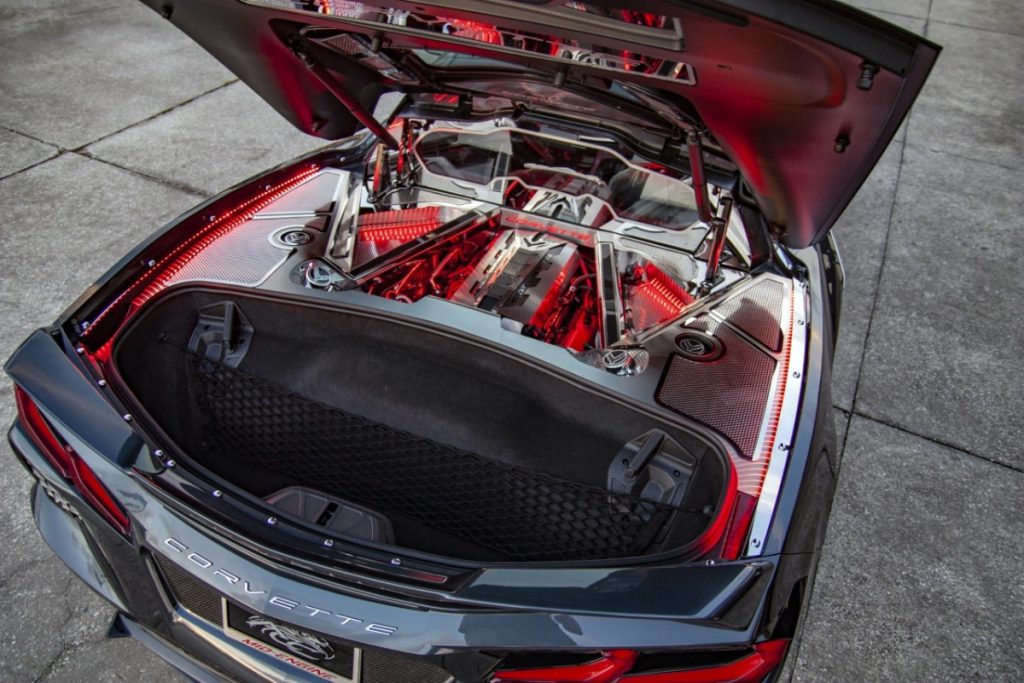 American Car Craft Rear Engine Compartment Fender Caps for C8 Corvette ...