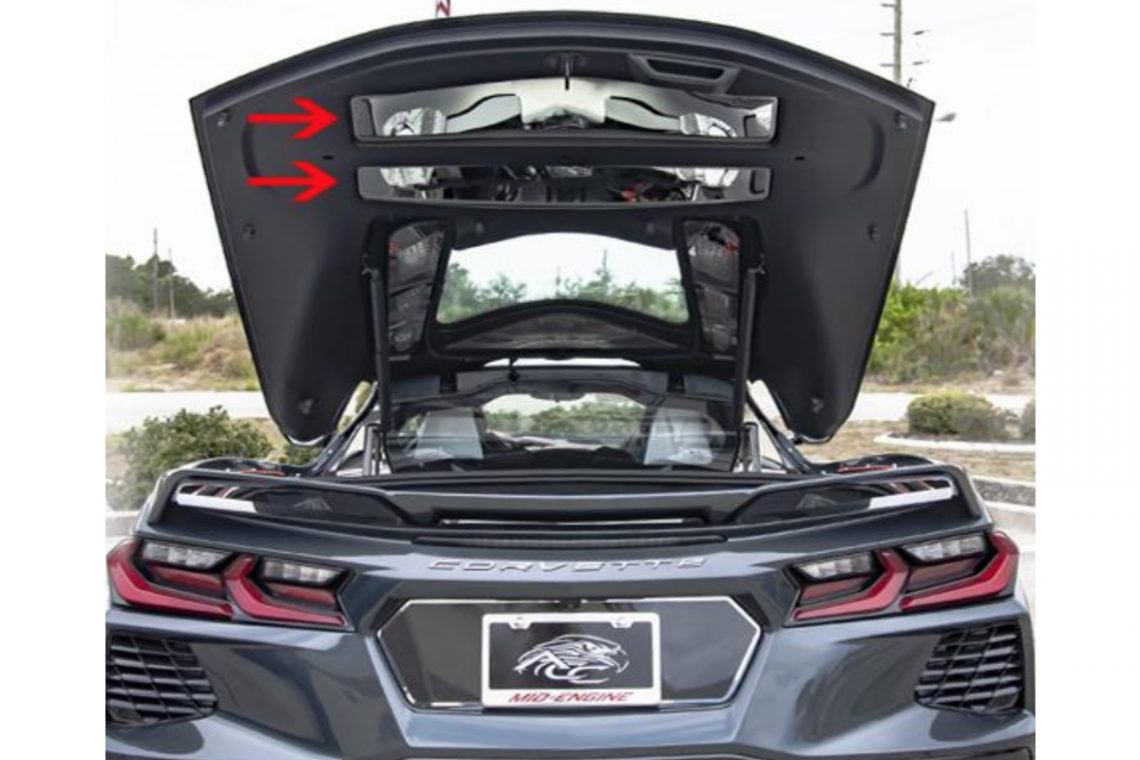 New American Car Craft Engine Compartment Accessories for C8 Corvette ...