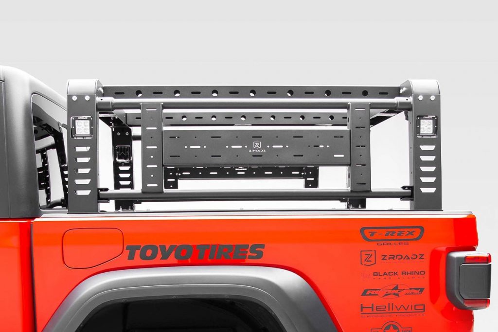 All-New ZROADZ Access Overland Rack with Side Gates For 2019+ Jeep ...