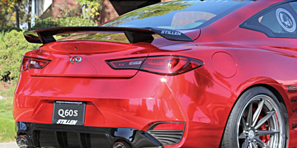 Preorder Now: New Stillen Rear Wing for Infiniti Q60 - Vivid Racing News