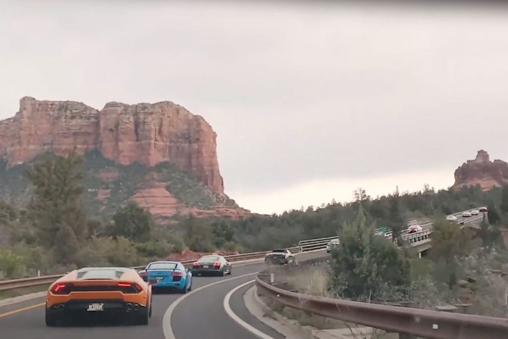 PHX Driven Supercar Rally From Scottsdale to Sedona, Arizona, in the ...