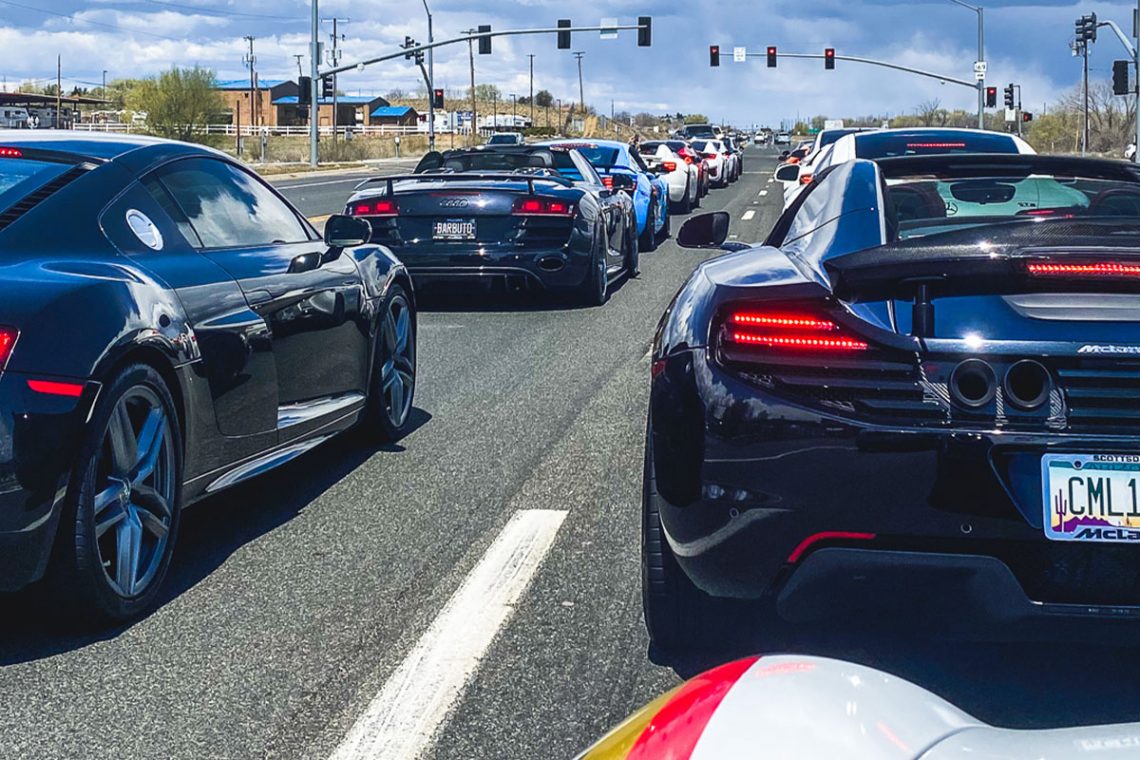 PHX Driven Supercar Rally From Scottsdale to Sedona, Arizona, in the ...