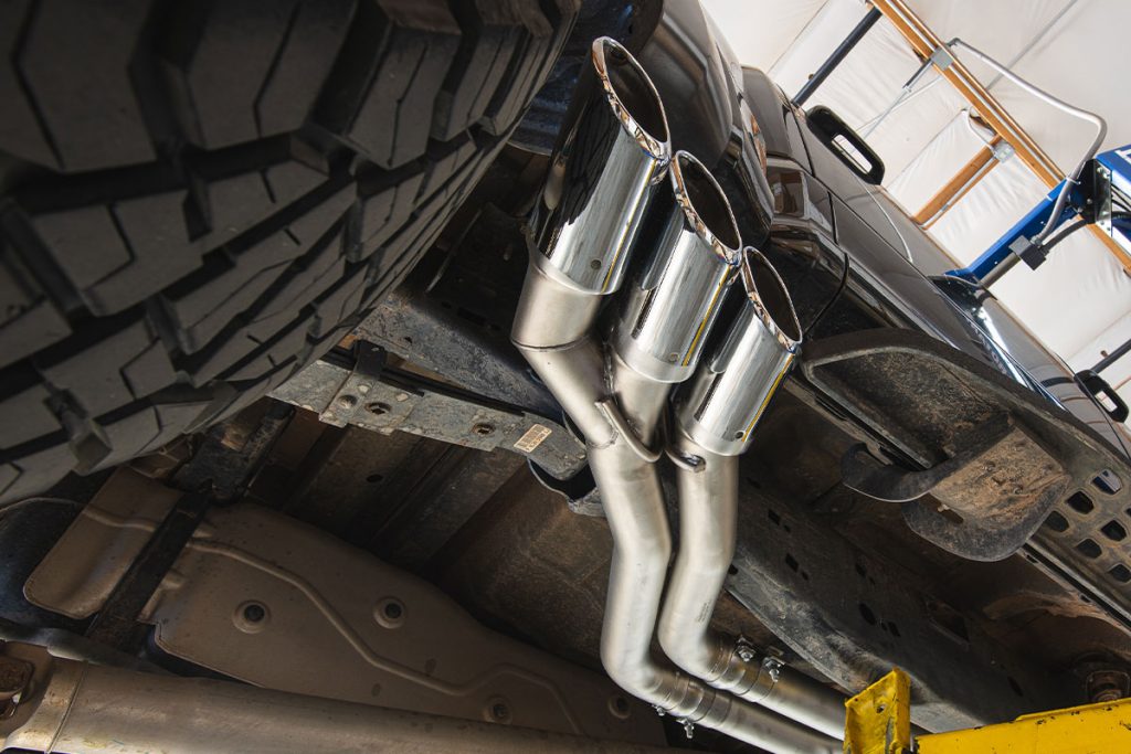 We Made The Ford Raptor Ecoboost Louder With a Triple Tip Exhaust ...