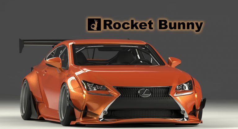 Full Rocket Bunny Body Kits For Lexus RC-F and RC350 Models - From ...