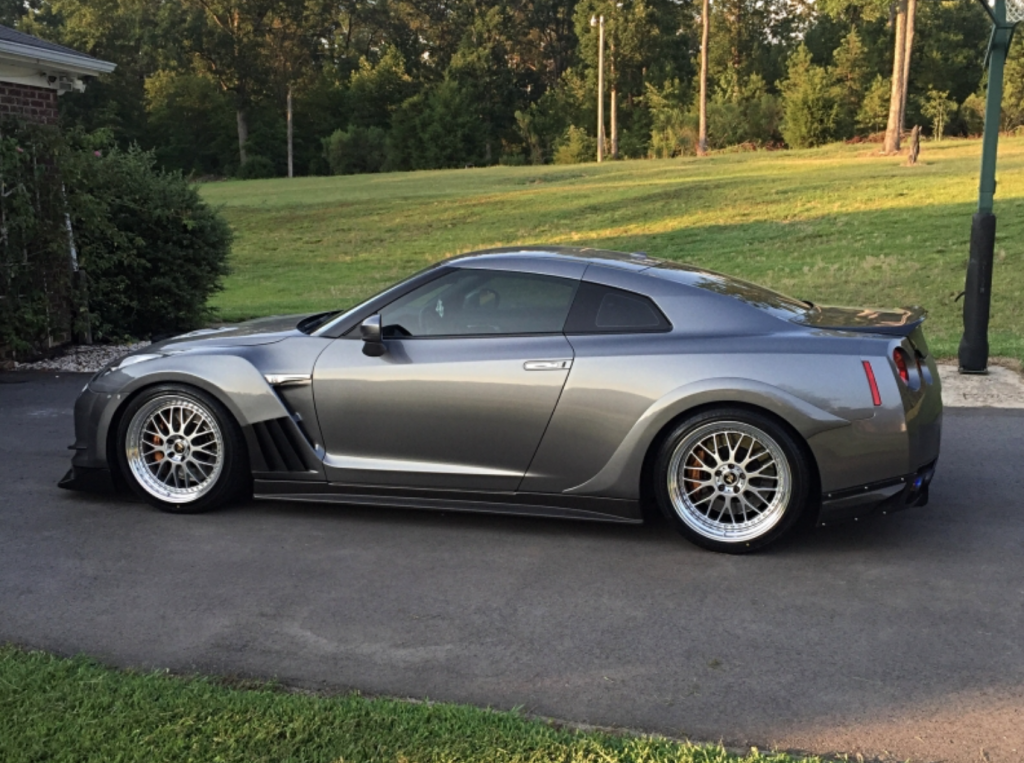 Beastly Nissan GT-R with 20-inch Silver WORK VS-XX Step Rims - Vivid ...