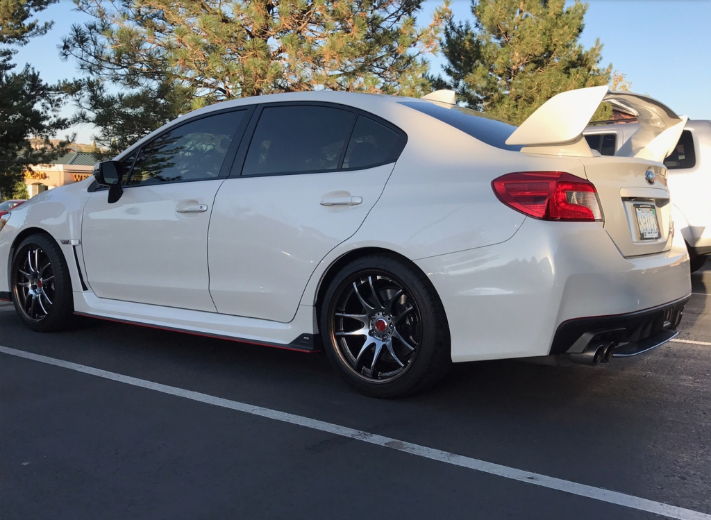 2016 Subaru WRX STi with WORK Emotion CR2P Wheels in GT Silver – Vivid ...