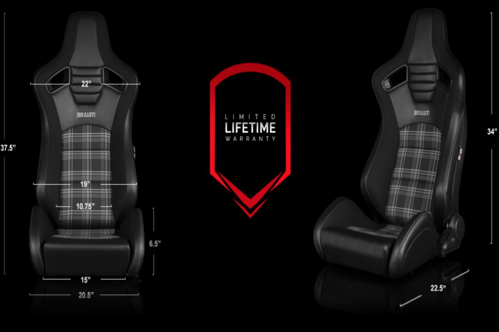New BRAUM Racing ELITE-S Series Plaid Seats Now Available - Vivid ...