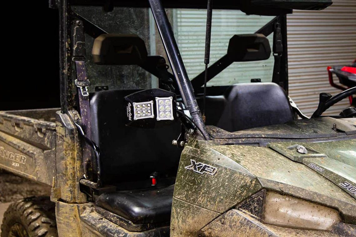 Sector Seven UTV Side Mirrors With 8,000 Lumen Of LED Power - Vivid ...