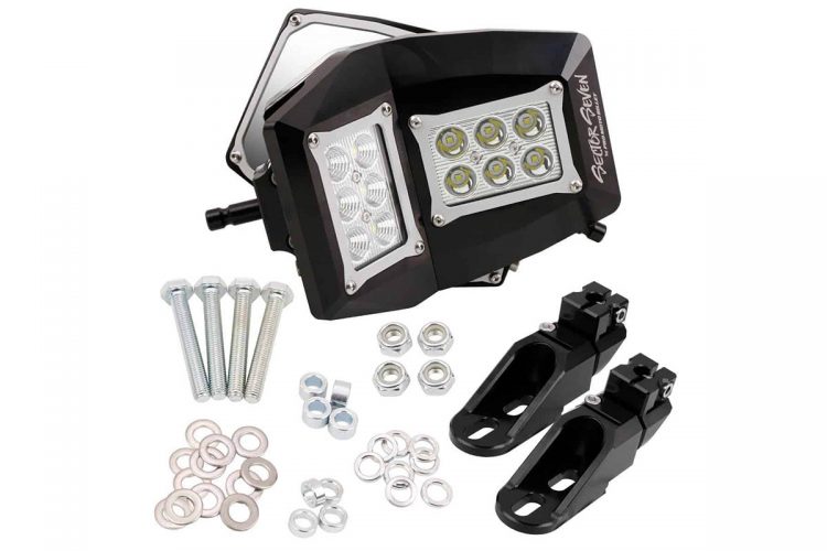 Sector Seven UTV Side Mirrors With 8,000 Lumen Of LED Power - Vivid ...