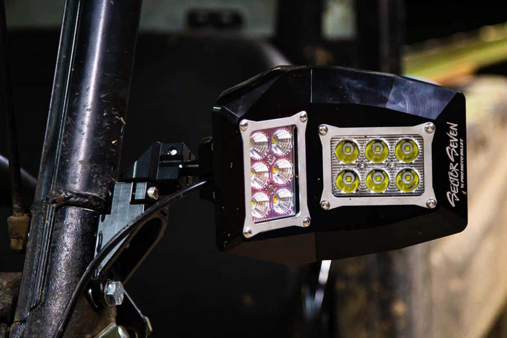 Sector Seven UTV Side Mirrors With 8,000 Lumen Of LED Power - Vivid ...