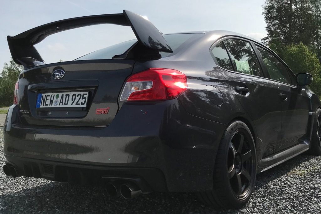 Customer Spotlight: Subaru STI with Volk Racing TE37 Saga Wheels ...