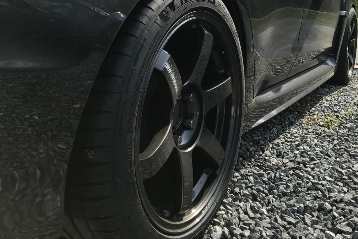 Customer Spotlight: Subaru STI with Volk Racing TE37 Saga Wheels ...