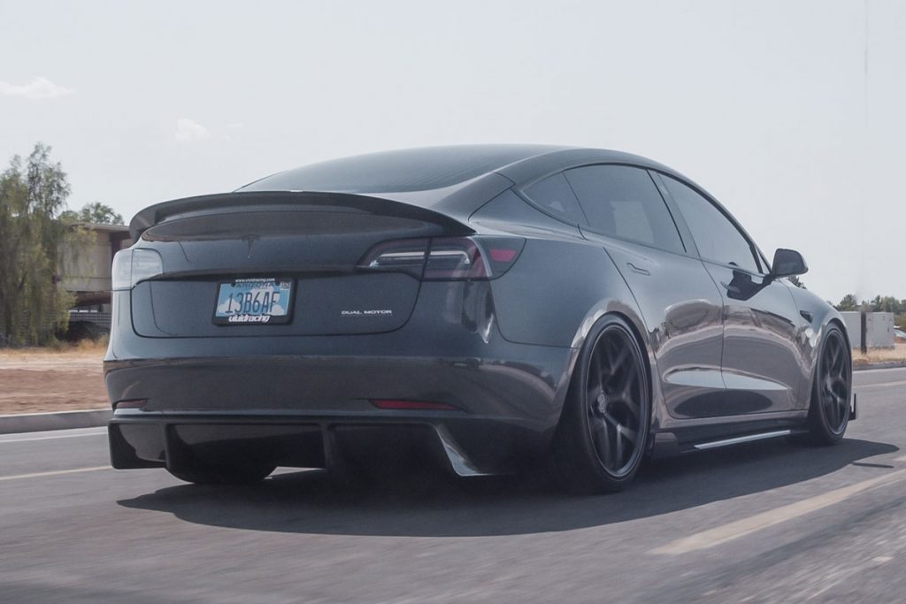 We Slammed the Tesla Model 3 With BC Racing Coilovers - Vivid Racing News