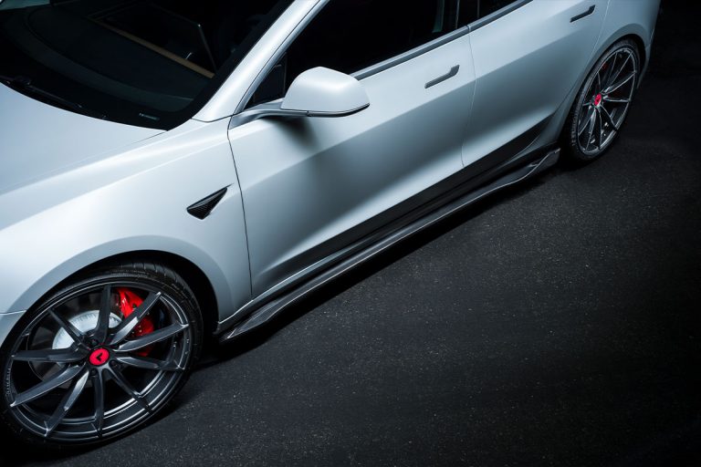 Pre-order Now: Vorsteiner Volta Aero Kit for Tesla Model 3 - Vivid ...