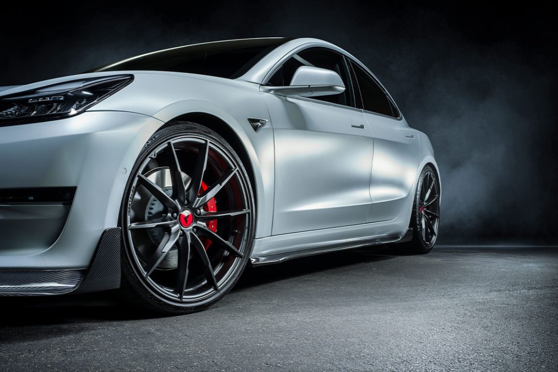 Pre-order Now: Vorsteiner Volta Aero Kit for Tesla Model 3 - Vivid ...