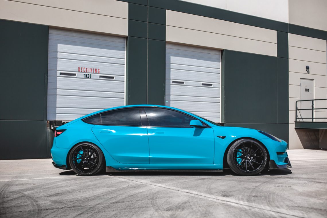 Tesla Model 3 Fresh New Carbon Fiber Aero Kit from Vivid Racing - Vivid ...