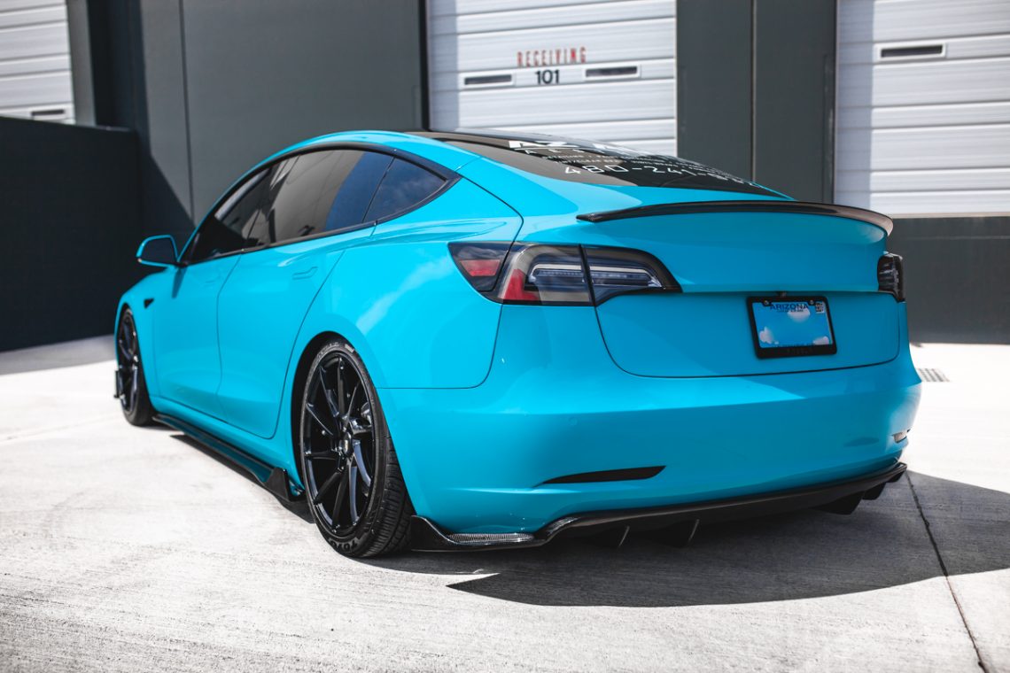 Tesla Model 3 Fresh New Carbon Fiber Aero Kit from Vivid Racing - Vivid ...