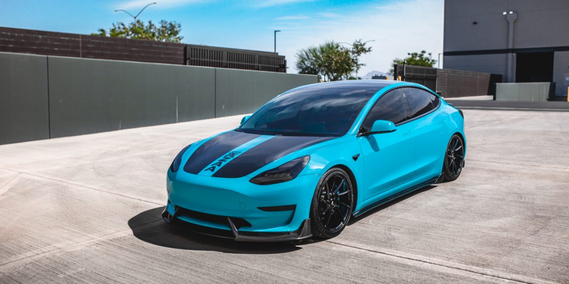 Tesla Model 3 Fresh New Carbon Fiber Aero Kit from Vivid Racing - Vivid ...